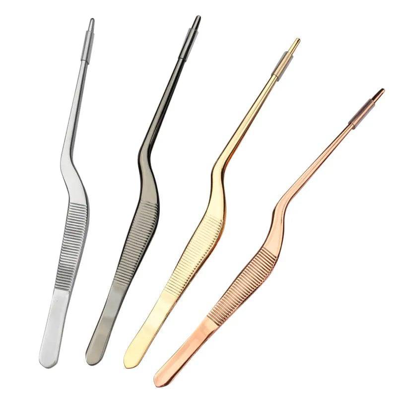 Cooking Medical Tweezers Stainless Steel Kitchen Seafood & bar Tweezer